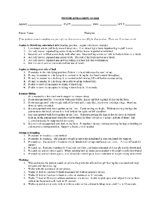 22. Motor Assessment Scale – MAS :: Escalas de evaluación